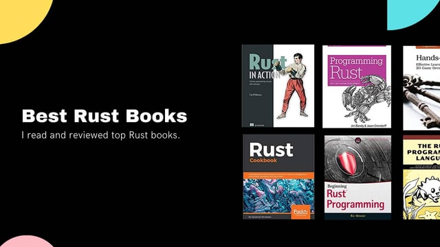 8 Best Rust Books in 2023 - Josip Miskovic