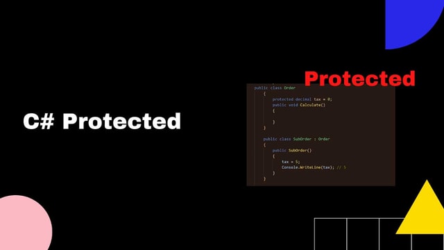 C# protected: How to use it? - Josip Miskovic
